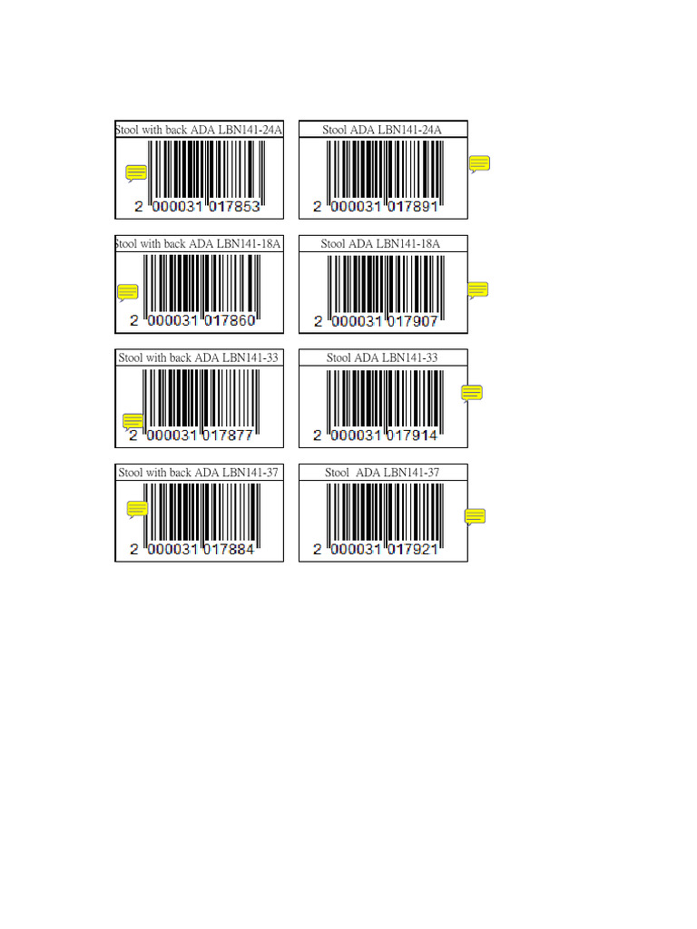 SEAT ADA(Shipping mark) | PDF