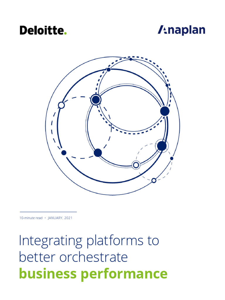 Integrating Anaplan for Business Agility | PDF | Analytics | Supply Chain
