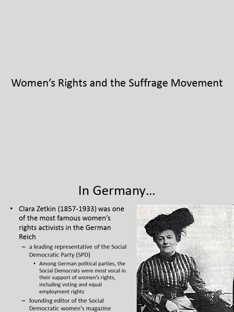 Women's Rights and The Suffrage Movement | PDF | Suffragette | Emmeline Pankhurst