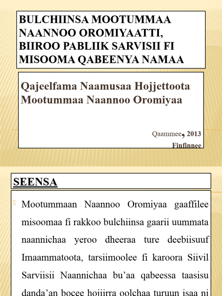 Final Presantation Qaj. Naamusaa | PDF