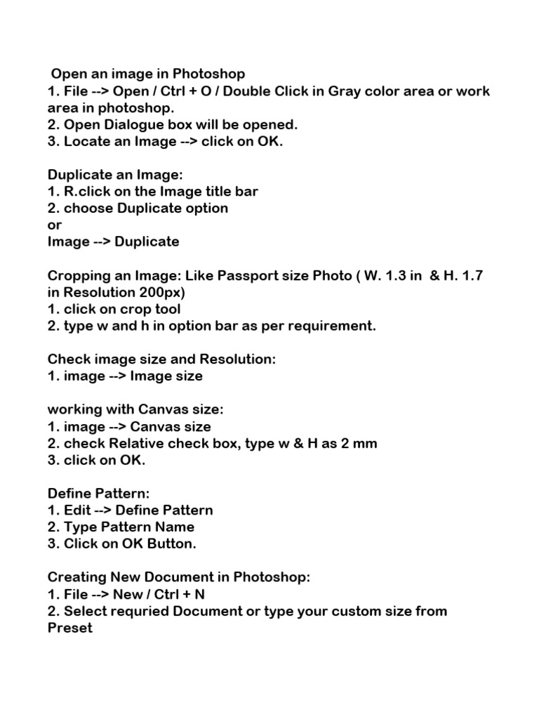 Photoshop Notes | Download Free PDF | Adobe Photoshop | Control Key