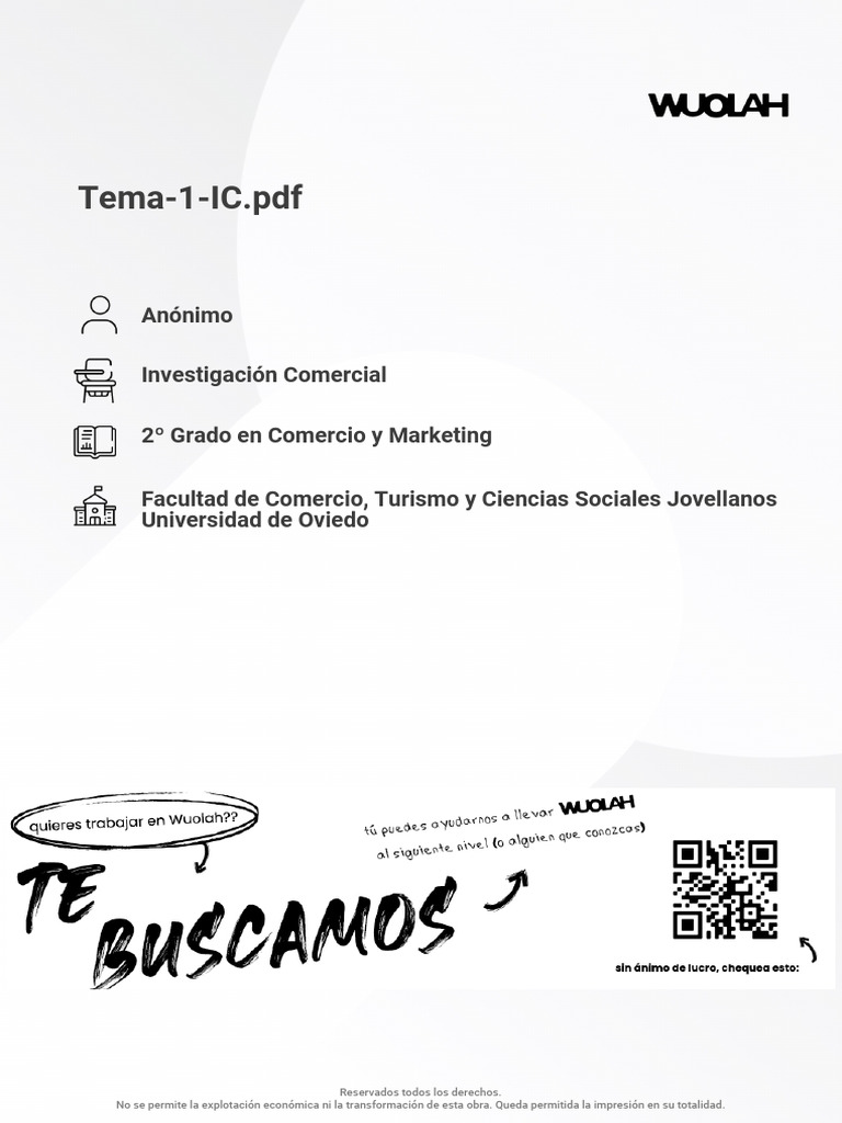 Wuolah Free Tema 1 IC | PDF | Marketing | Business