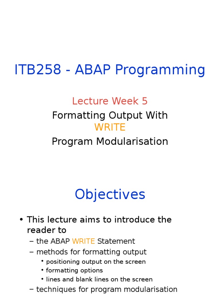 Formatting Output With Write Pdf Subroutine Parameter Computer Programming