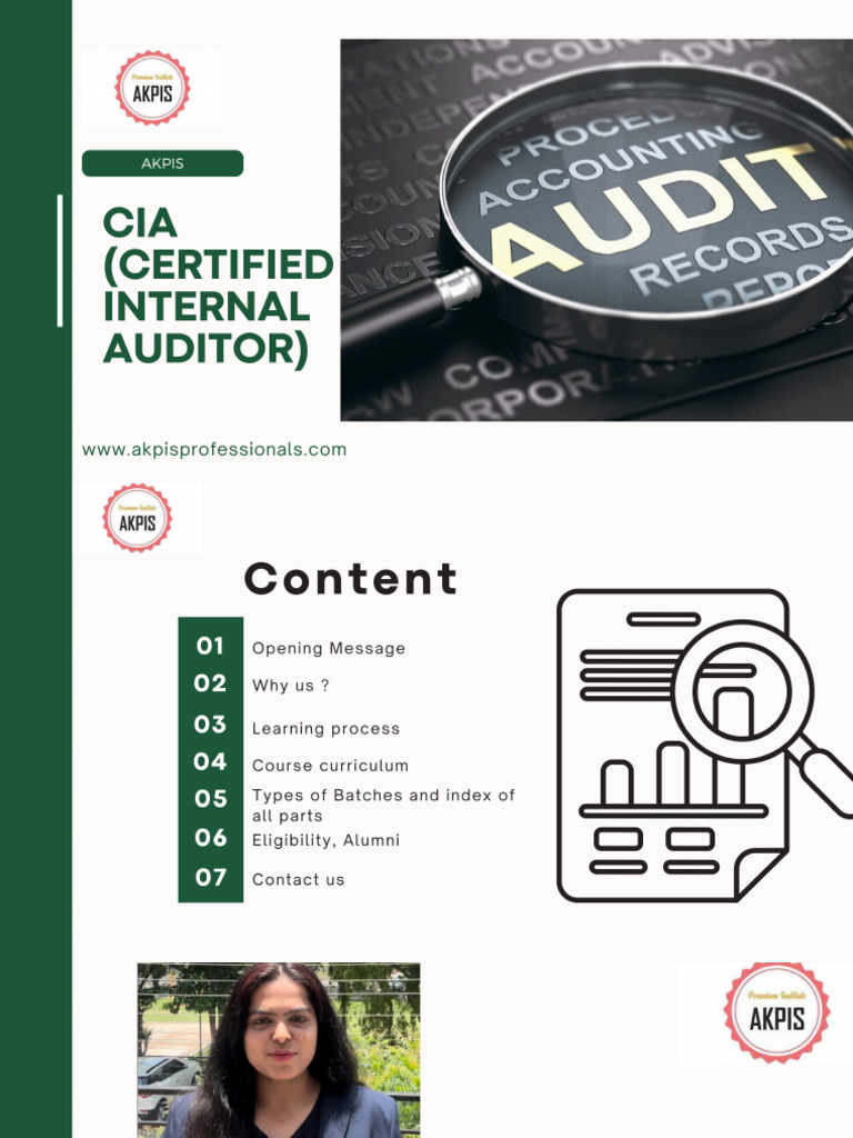 CIA Brochure | PDF