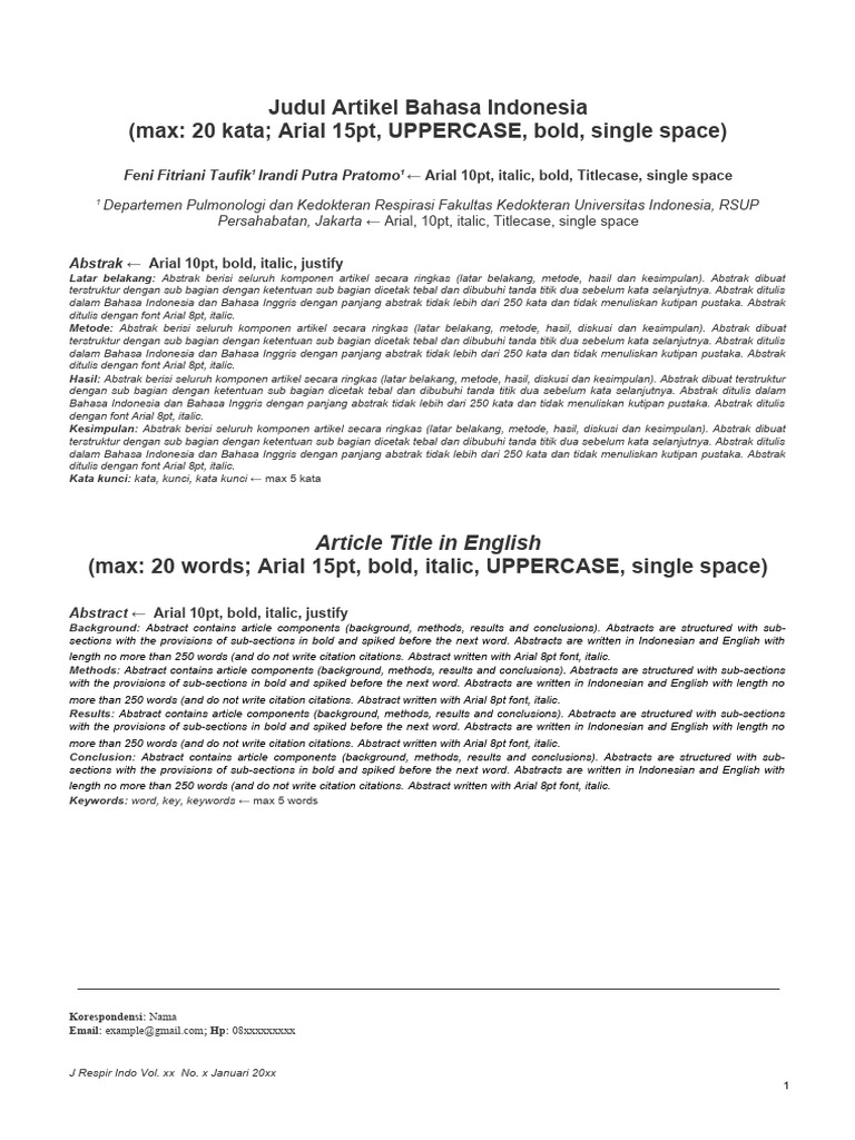 Template PENELITIAN JRI | PDF