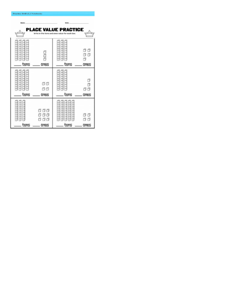 Practice Drill in Math Place Value | PDF