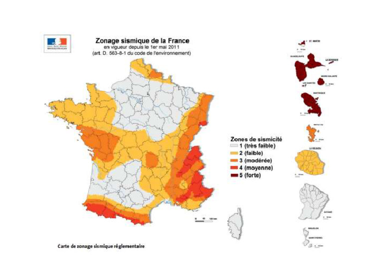 Carte Zones Sismiques | PDF