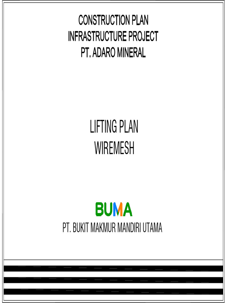 LIFTING PLAN WIREMESH | PDF | Crane (Machine) | Manufactured Goods