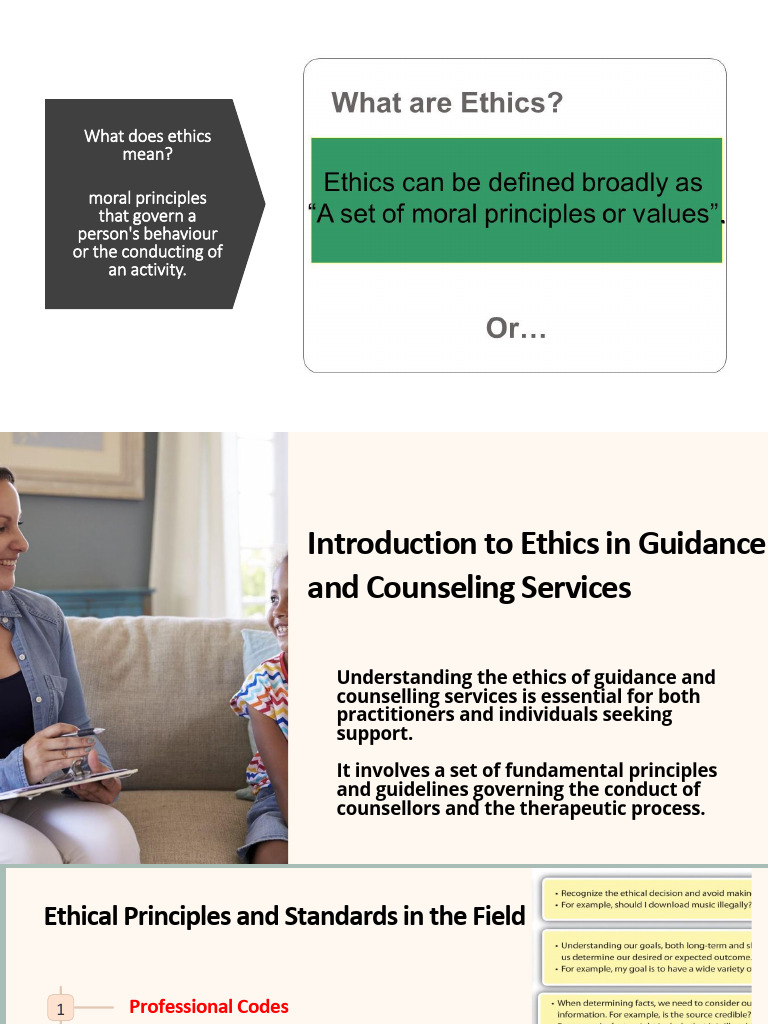 Ethics in Guidance and Counseling | PDF | Counseling Psychology | Autonomy
