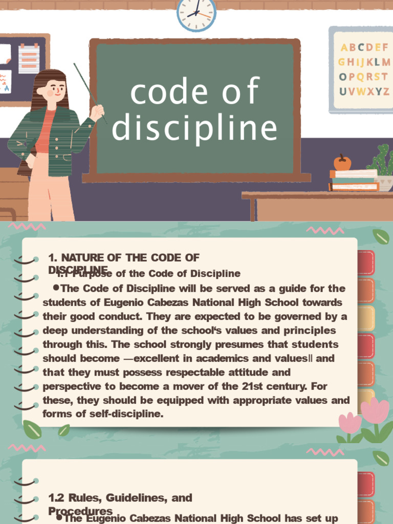 Code of Discipline | PDF | Cyberbullying | Disciplines