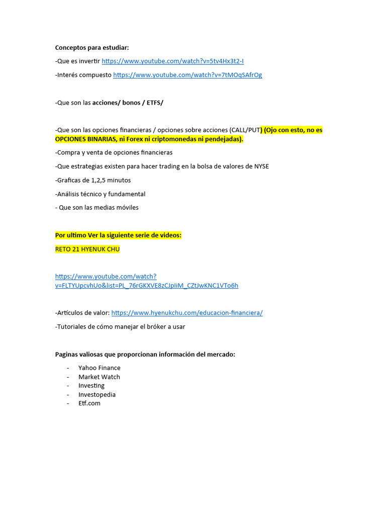 Guia Para Invertir Pdf Comerciante Finanzas Bolsa De Nueva York