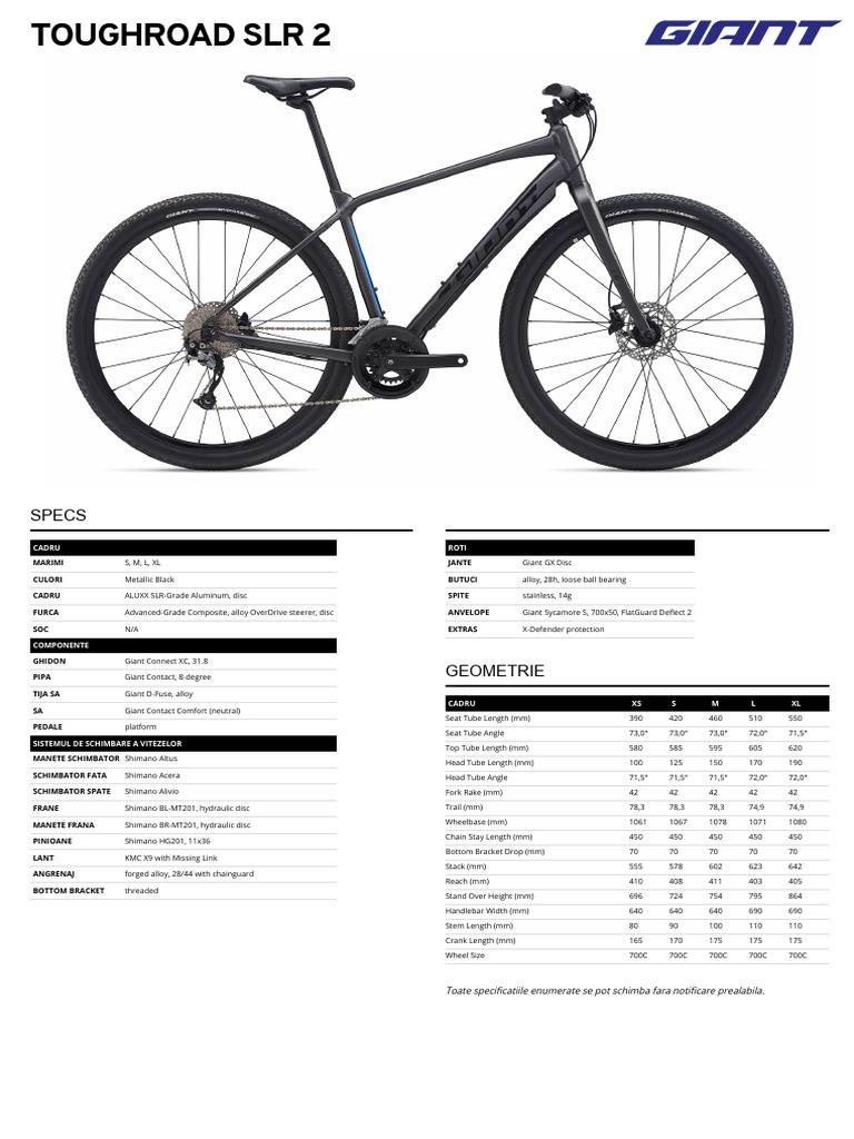 Giant Toughroad SLR 2 Ro Ro 1334 | PDF | Human Powered Transport ...
