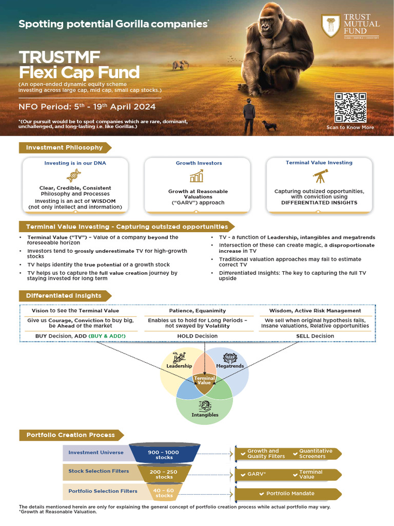 One Pager - TRUSTMF Flexi Cap Fund | PDF | Investing | Investment ...