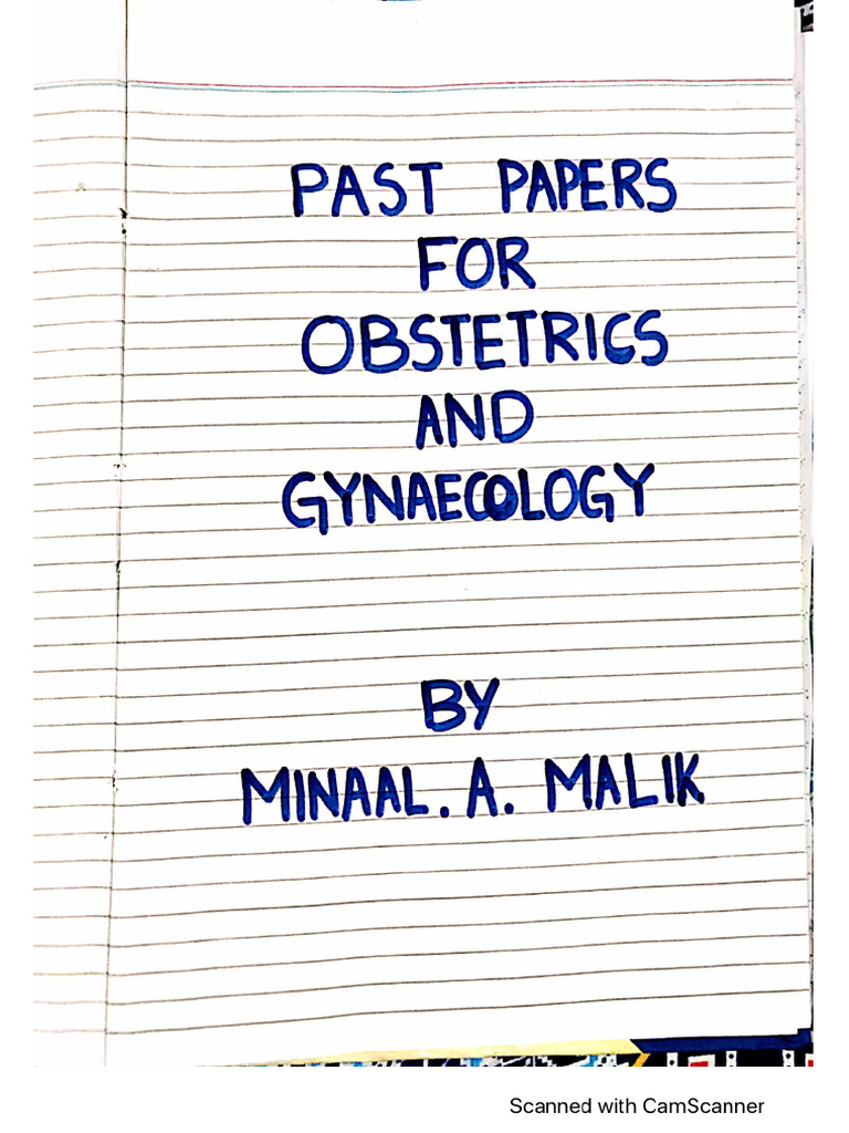 Gynae Obs Minaal PPs | PDF