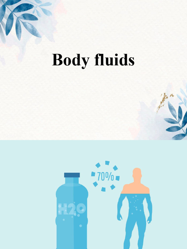 Body Fluids | Download Free PDF | Edema | Capillary