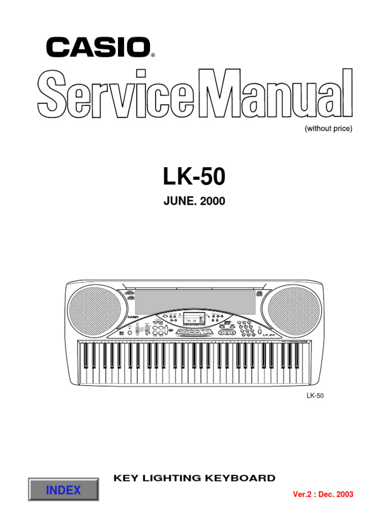 Casio lk-50 Ver.2 | PDF | Digital To Analog Converter | Input/Output