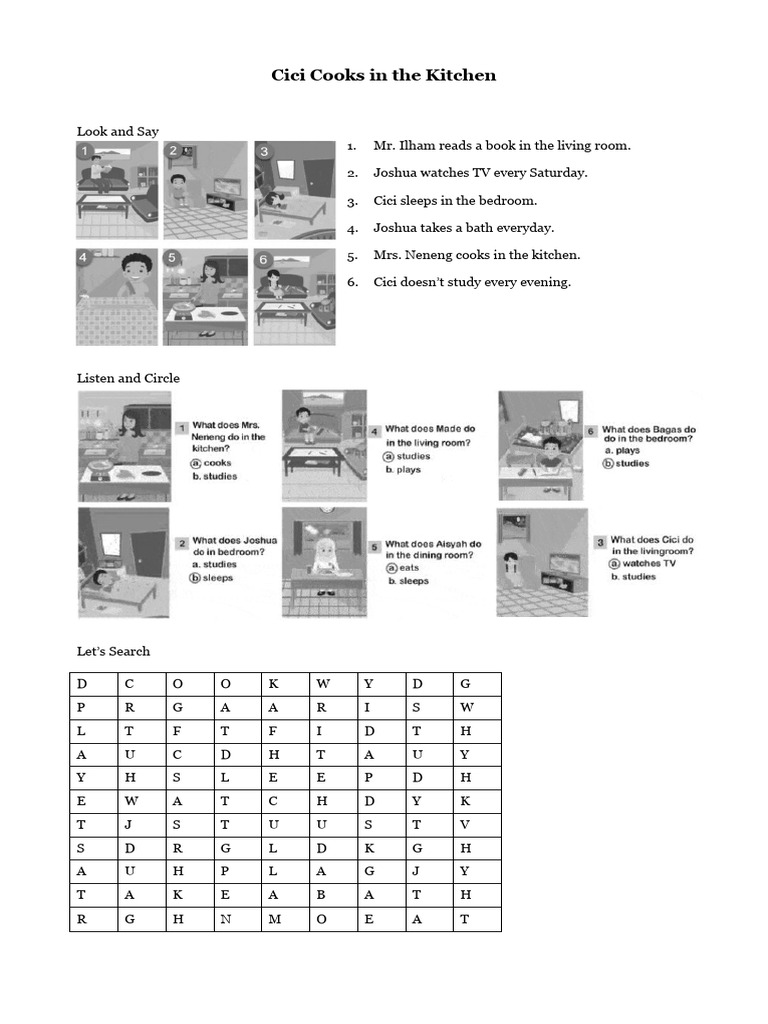 Cici Cooks in The Kitchen | PDF | Philosophy | Language Arts & Discipline