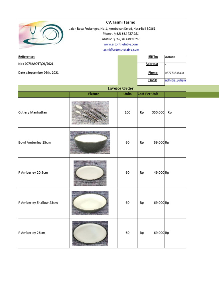 0073 - Art On The Table Tasmi Tasmo | PDF