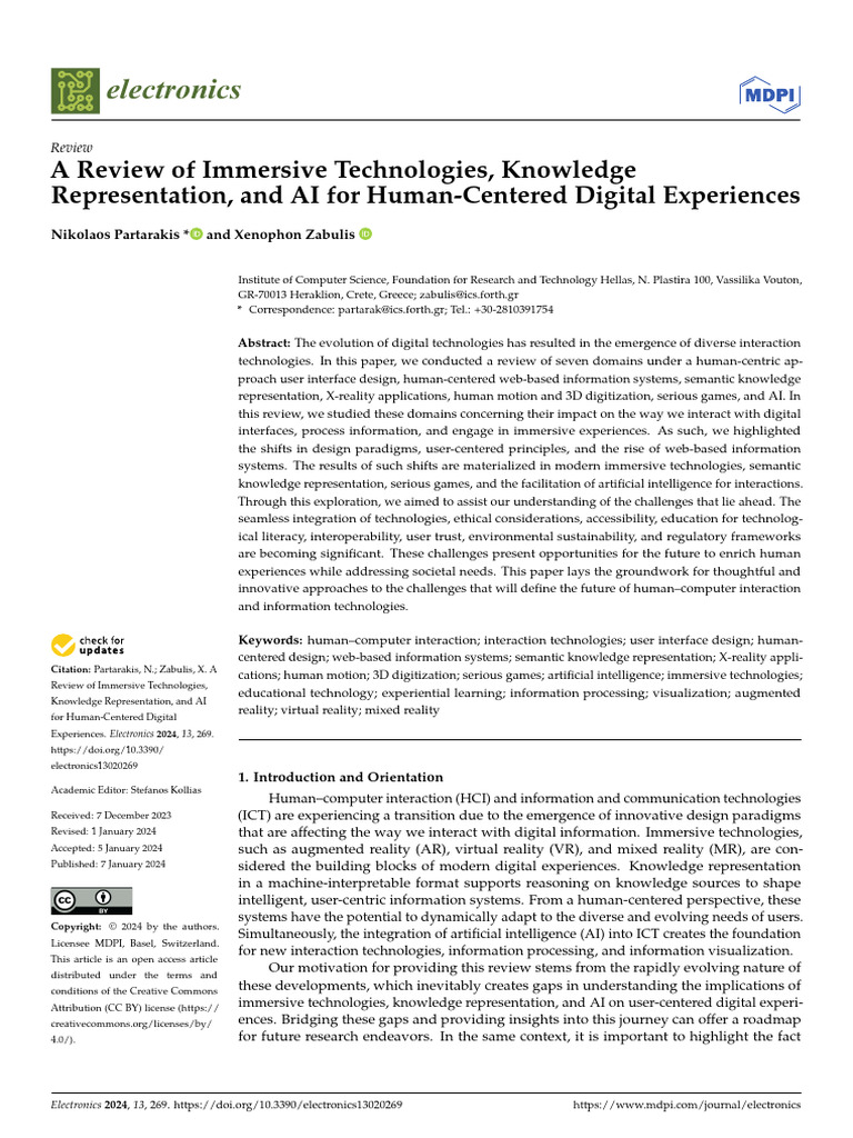 A Review of Immersive Technologies, Knowledge Representation Week 6 Data | PDF | Augmented ...