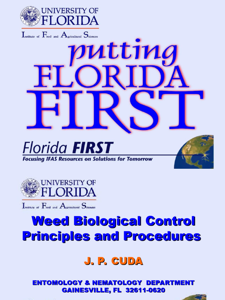 Weed Biocontrol Principles Procedures | PDF | Biological Pest Control ...