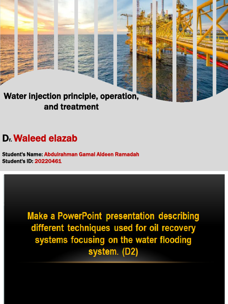 Water Injection Techniques in Oil Recovery | PDF | Enhanced Oil ...