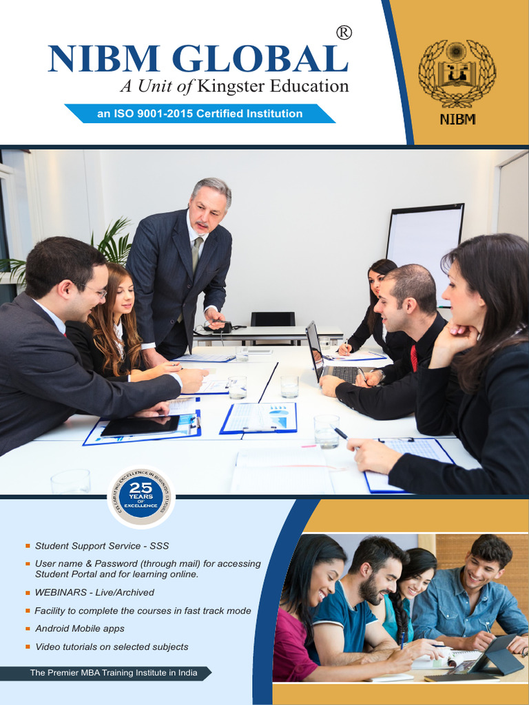 Nibm - Prospectus - New (2) (27) (1) (1) (2) (1) - 2 | PDF | Master Of Business Administration | Fee