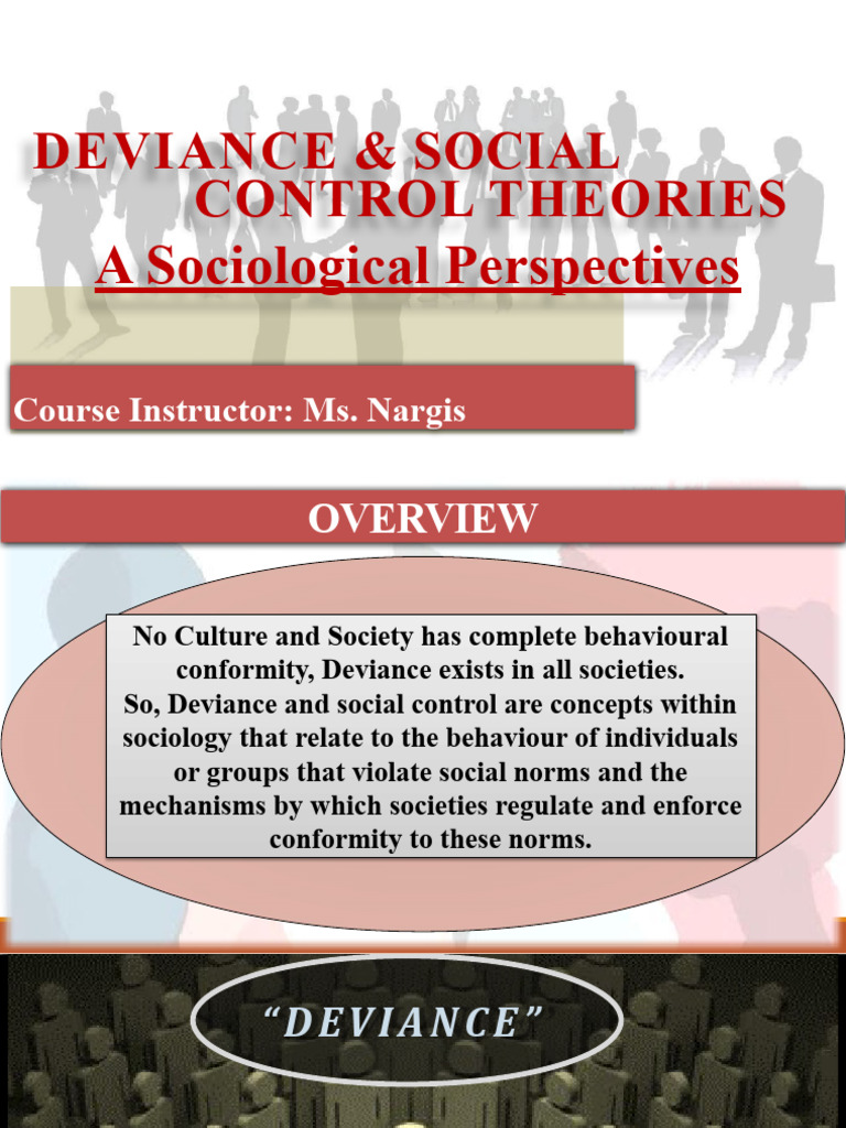 Unit#04 Deviance & Social Control | PDF | Deviance (Sociology) | Social ...
