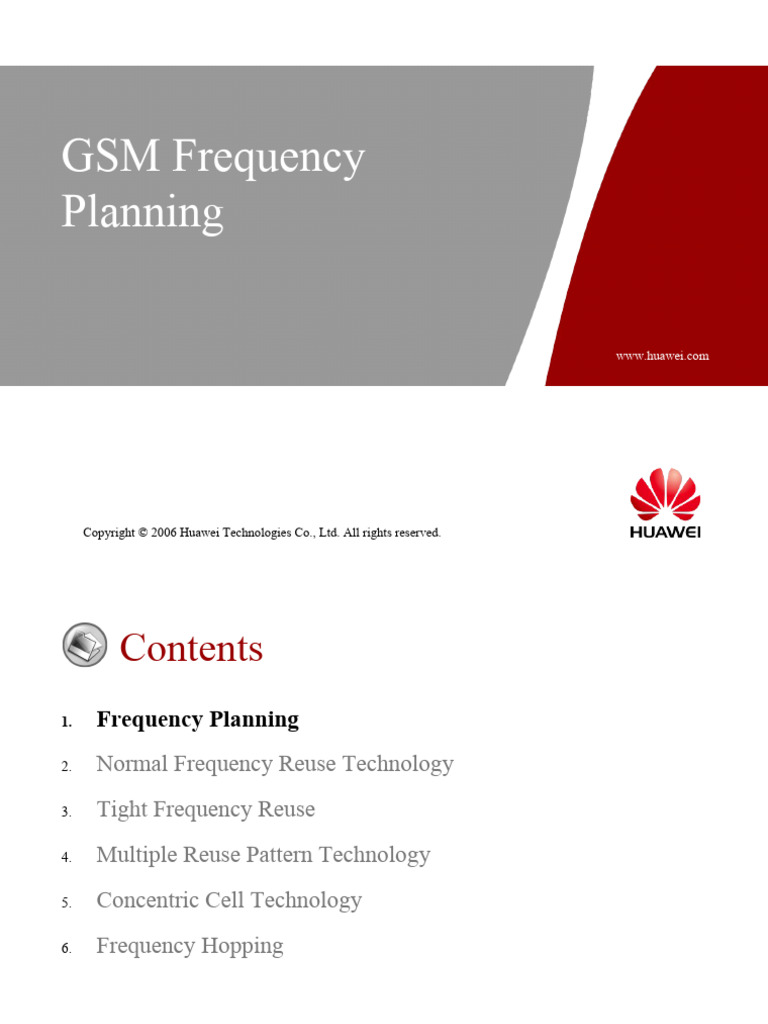GSM Frequency Planning | PDF | Cellular Network | Telecommunications