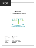 A-Level Maths 9709 Cheat Sheet P1 | PDF | Quadratic Equation | Mathematics