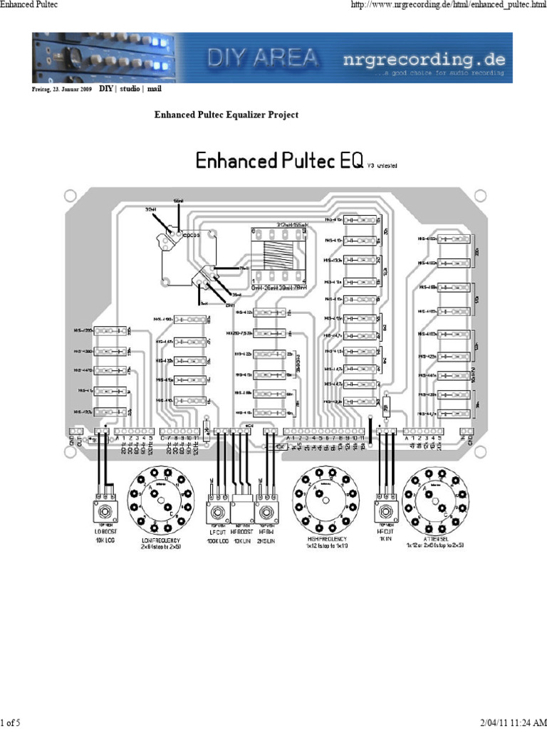 Enhanced Pultec | PDF | Resistor | Electronic Filter
