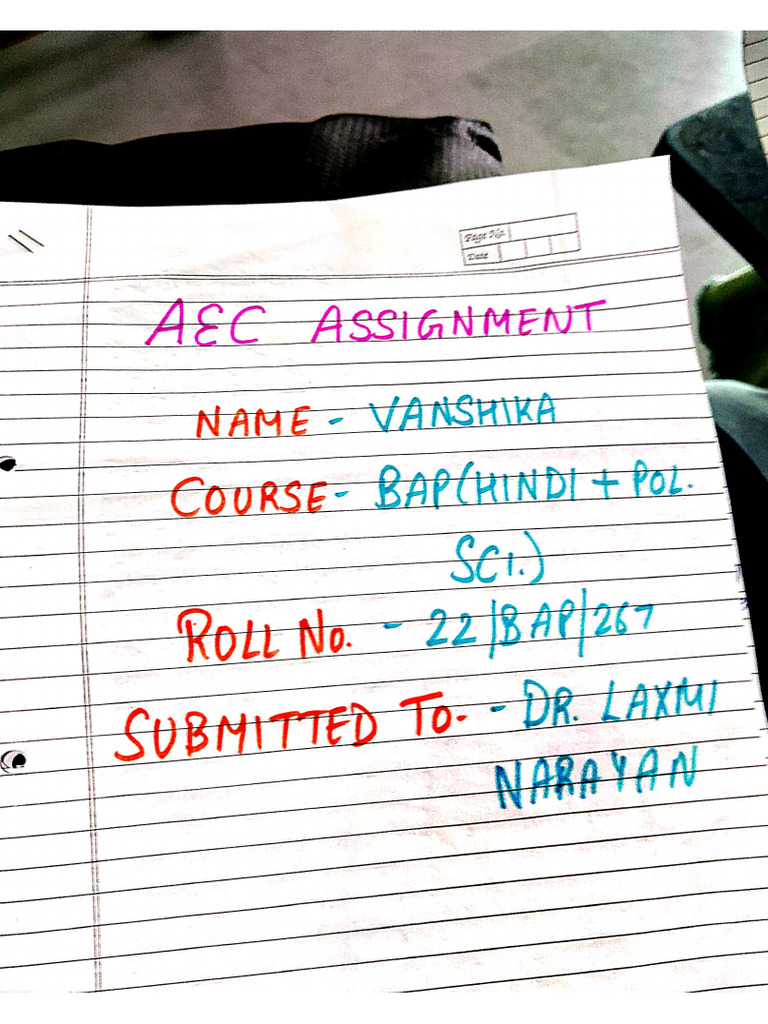 Aec Assignment | PDF