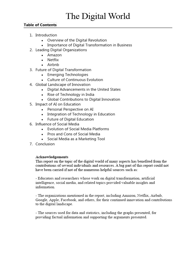 Global Perspectives on Digital Transformation | PDF | Social Media ...
