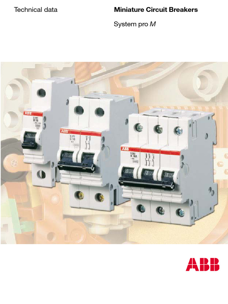ABB Miniature Circuit Breakers Overview | PDF | Electrical Wiring ...