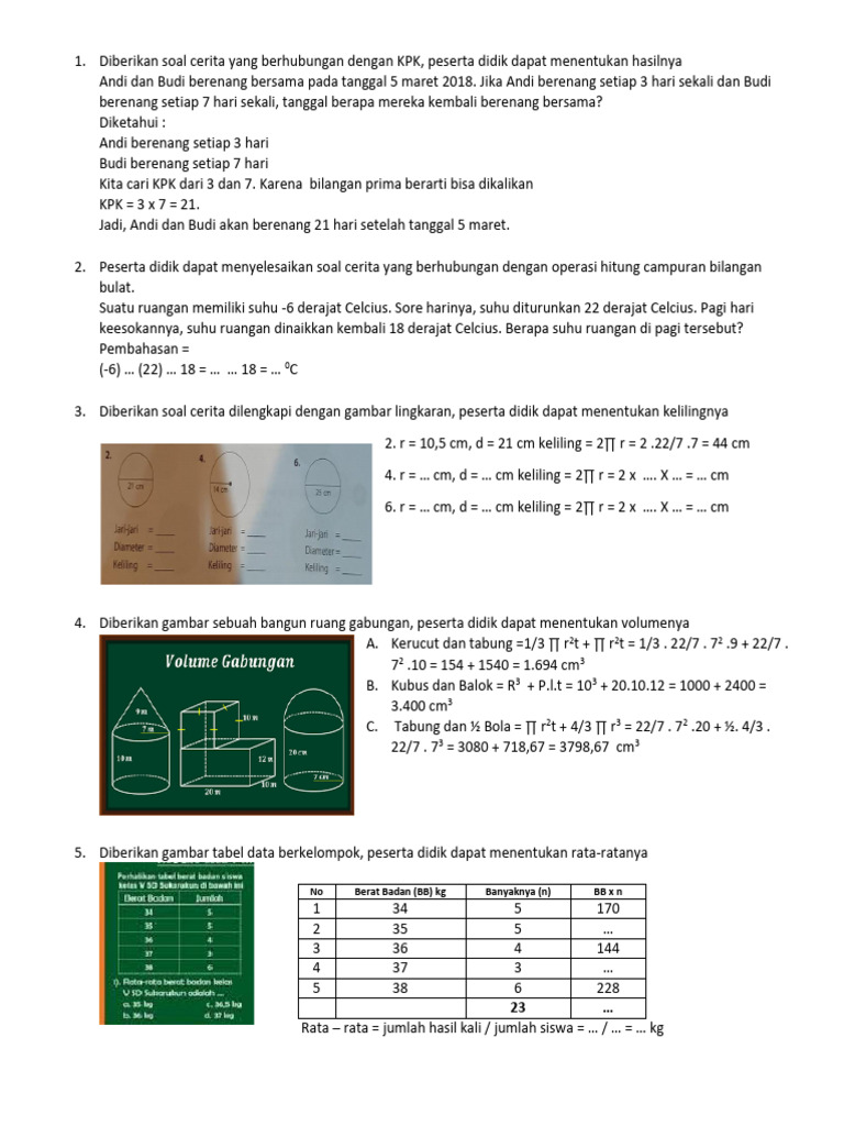 LAtihan TO MTK | PDF