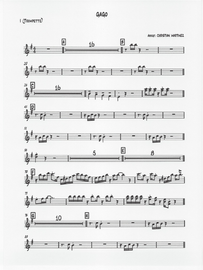 Partitura Gago | PDF