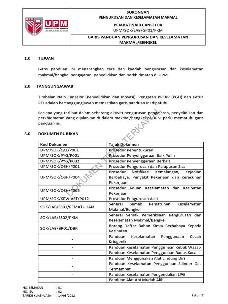 UPM Makmal | PDF