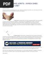 Woodworking Joints Presentation | PDF | Woodworking