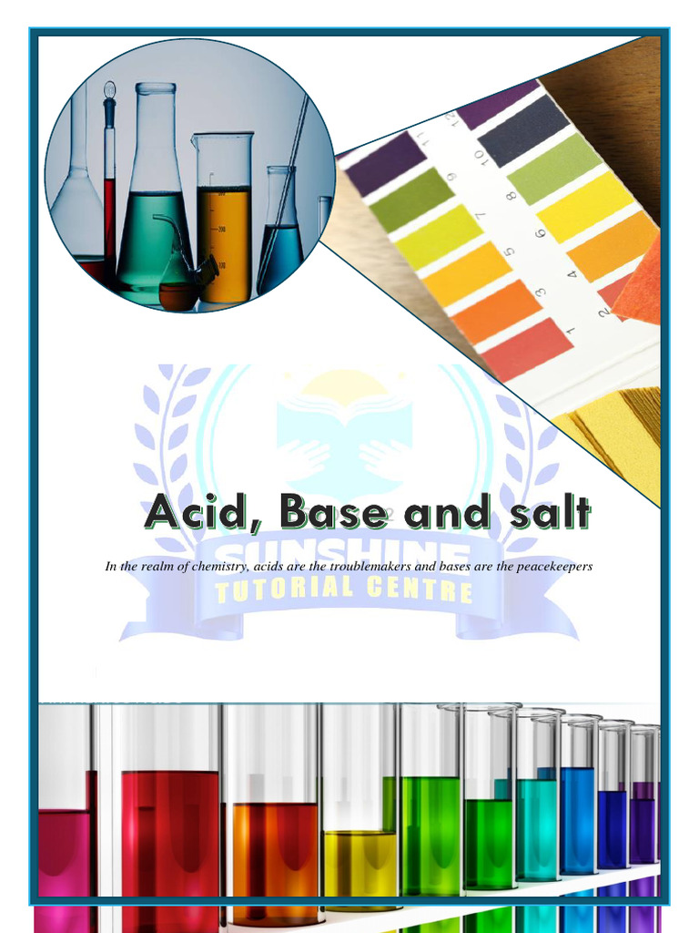 Acid and Base | PDF | Ph | Acid