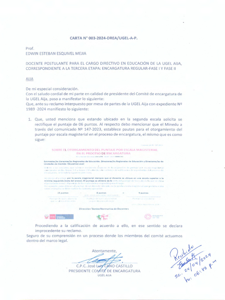 Carta #003 Drea | PDF