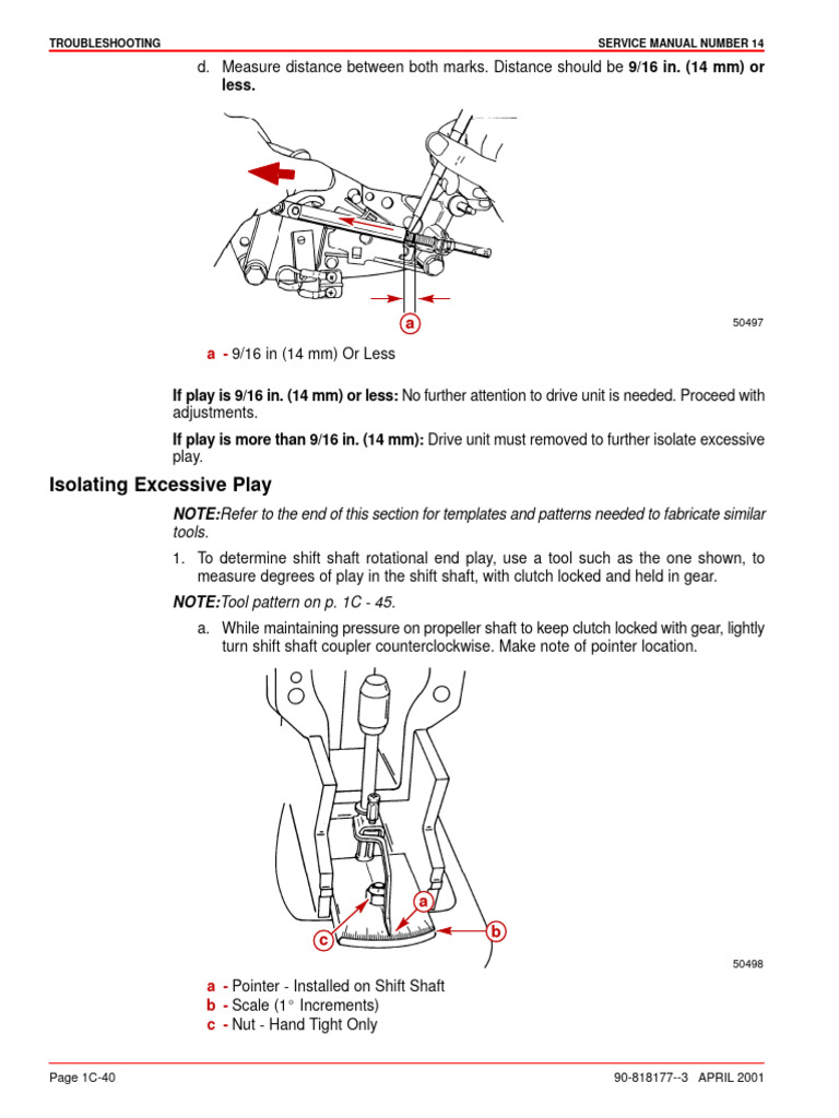 Shift Shaft Play Troubleshooting Guide | PDF