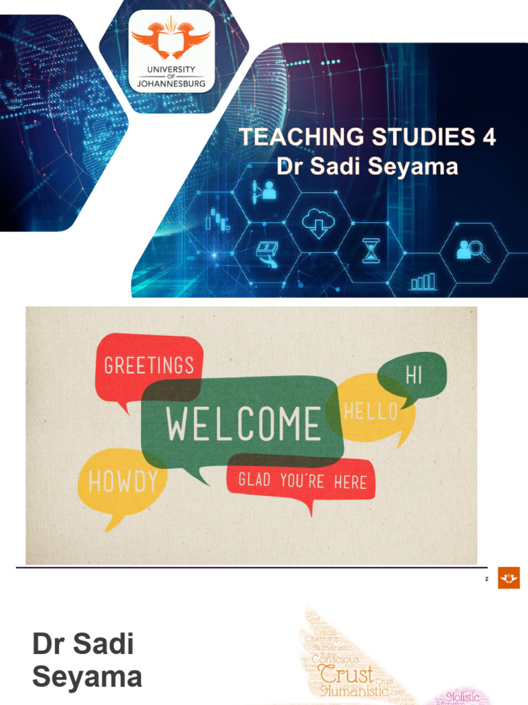 Intro Teaching Studies 4 Module 2 Pdf Teachers Learning