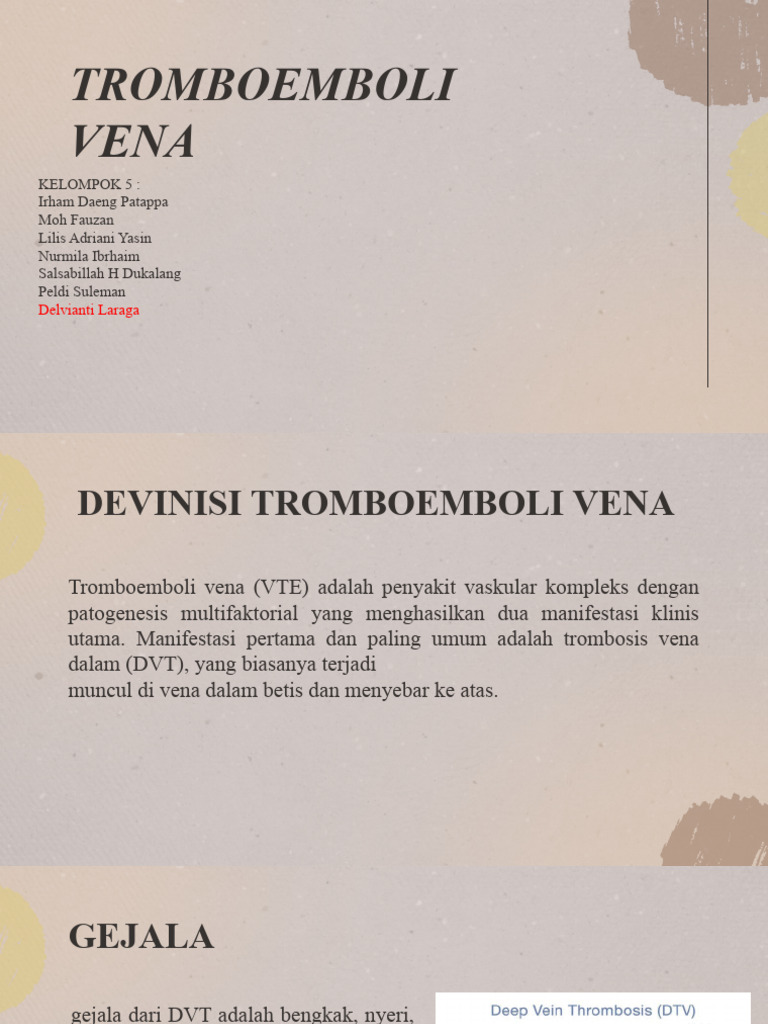 Tromboemboli Vena Kel 5 | PDF