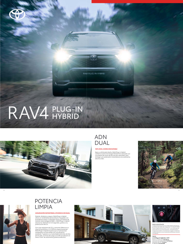 Rav4 Phev 32 Es Web S | PDF | Vehículo híbrido | Enchufe híbrido