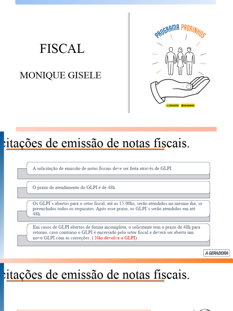 Notas Fiscais (Emissão) | PDF | Recibo