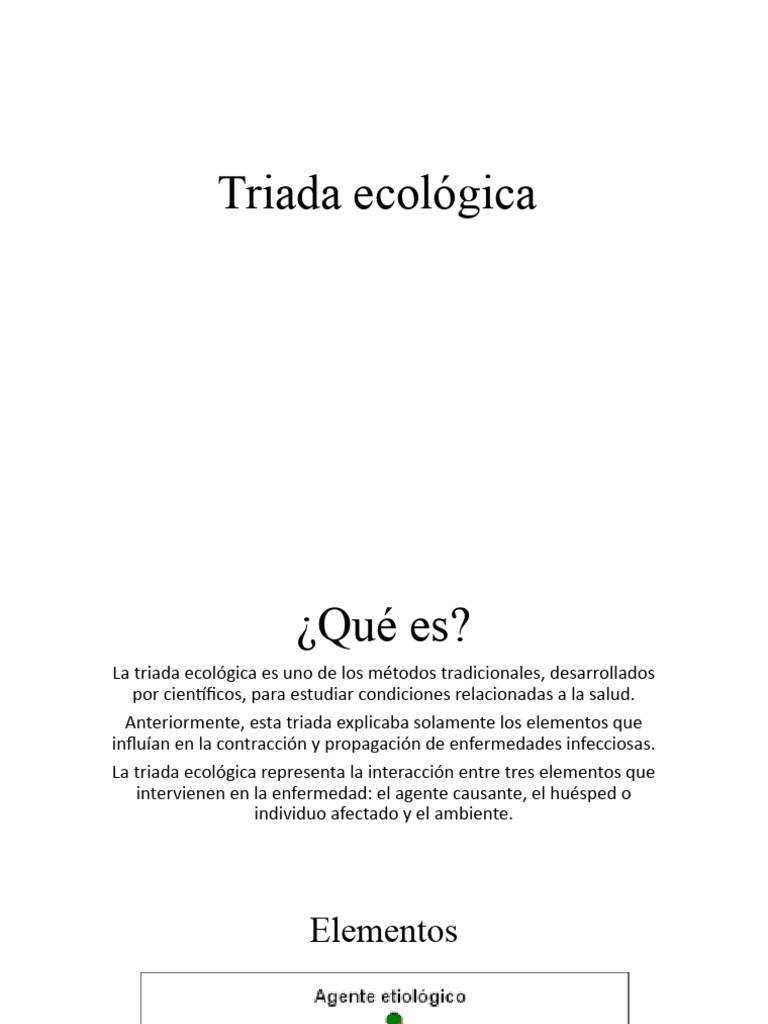 Triada Ecológica Clase Virtual | PDF | Infección | Virus