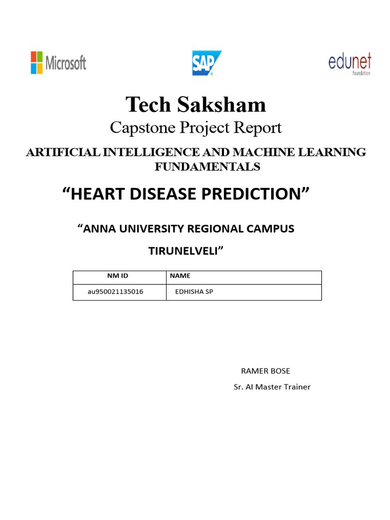 NM-report | PDF | Machine Learning | Cardiovascular Diseases