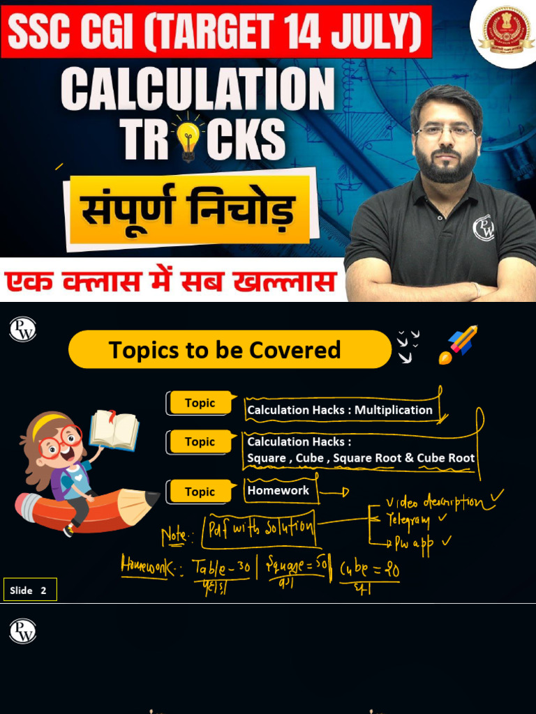 Calculation Hacks Marathon | PDF | Mathematics | Elementary Mathematics