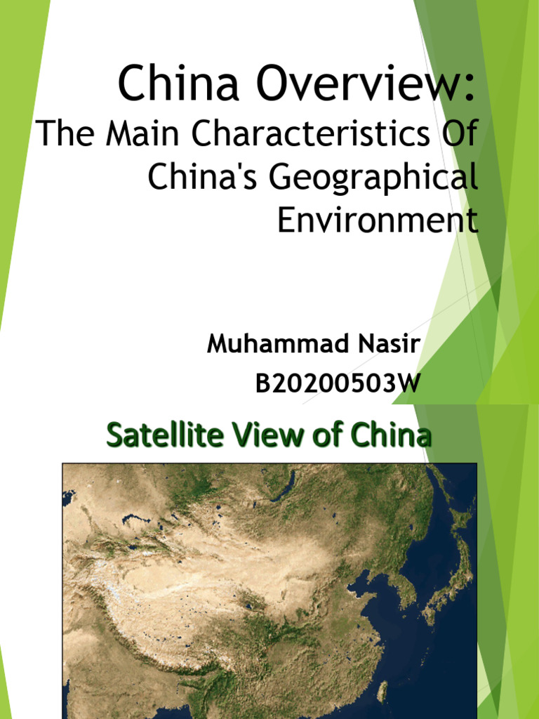 China Overview Presentation MNA | PDF | Earth Sciences | Physical Geography
