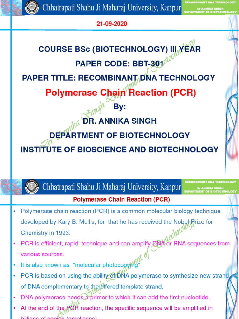 PCR 2 | PDF | Polymerase Chain Reaction | Real Time Polymerase Chain Reaction