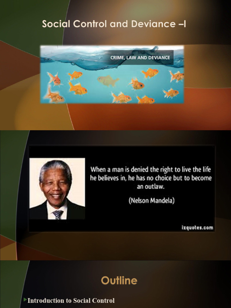 Understanding Social Control and Deviance | PDF | Deviance (Sociology ...